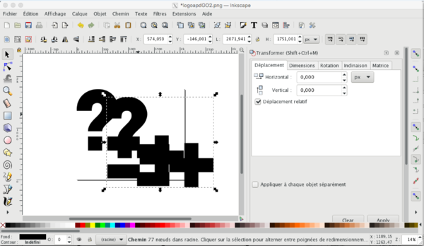 Vectoriser une image avec Inkscape — Les Fabriques du Ponant