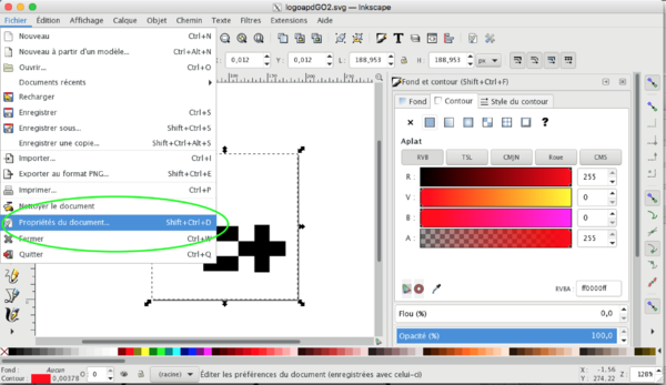 Vectoriser une image avec Inkscape — Les Fabriques du Ponant